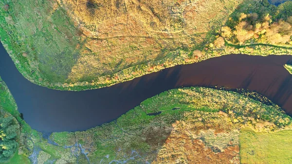 Beautiful Aerial Wiev Natural River — Stock Photo © kwasny222 #216691678