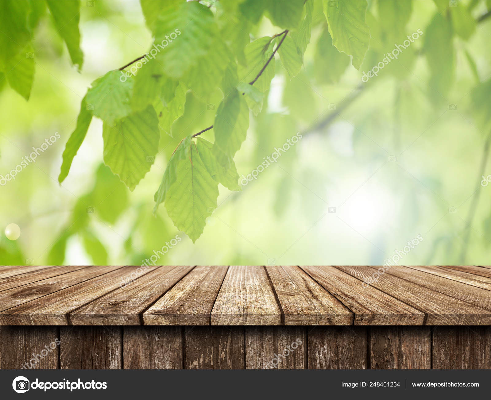 Fondo Mesa Madera Vacío: fotografía de stock © kwasny222 #248401234 | Depositphotos