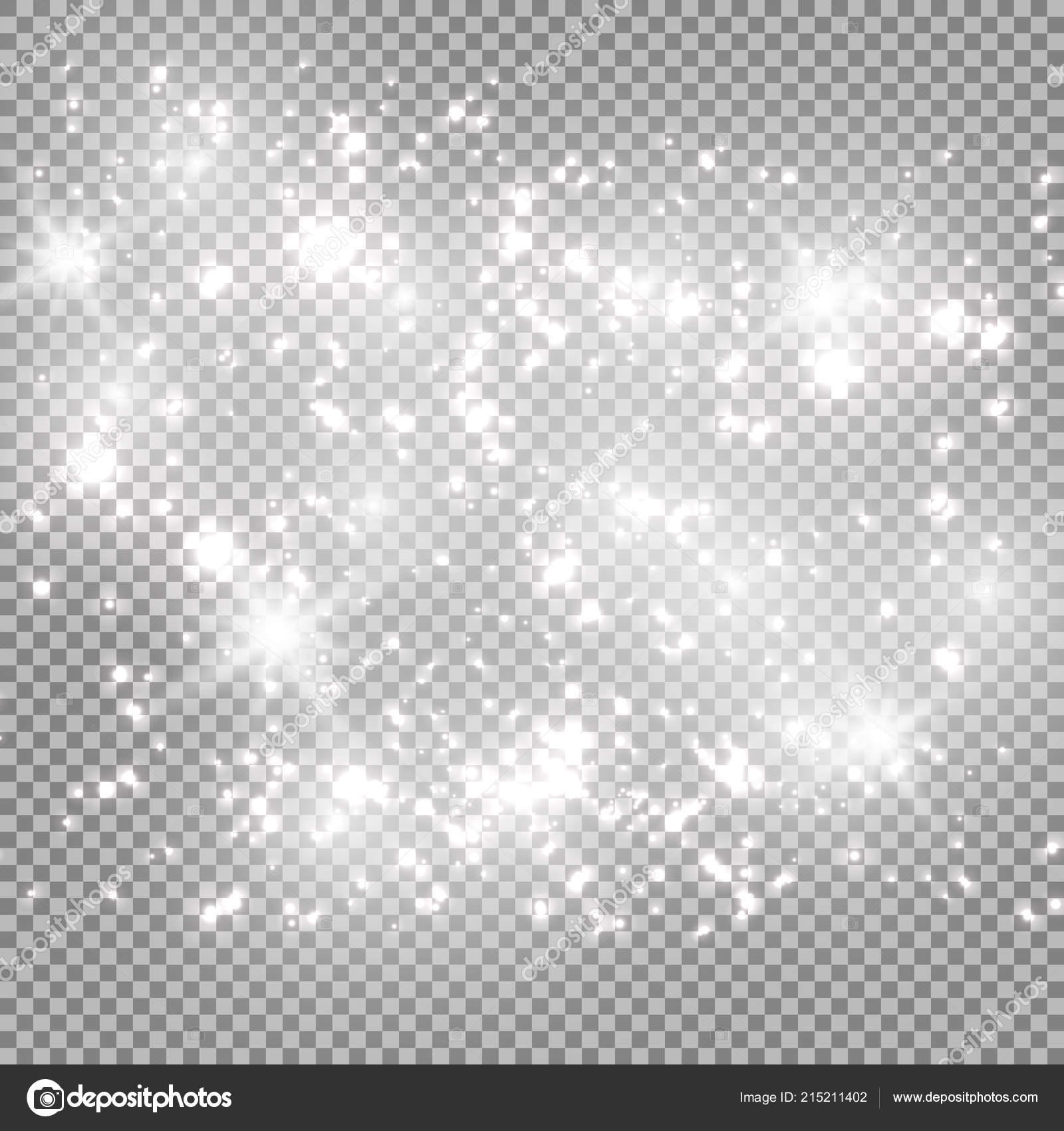 Magic Sparkles White Background
