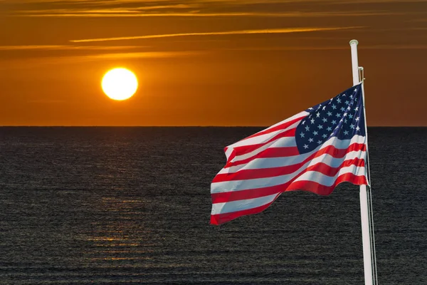 American flag sunrise Stock Photos, Royalty Free American flag sunrise ...