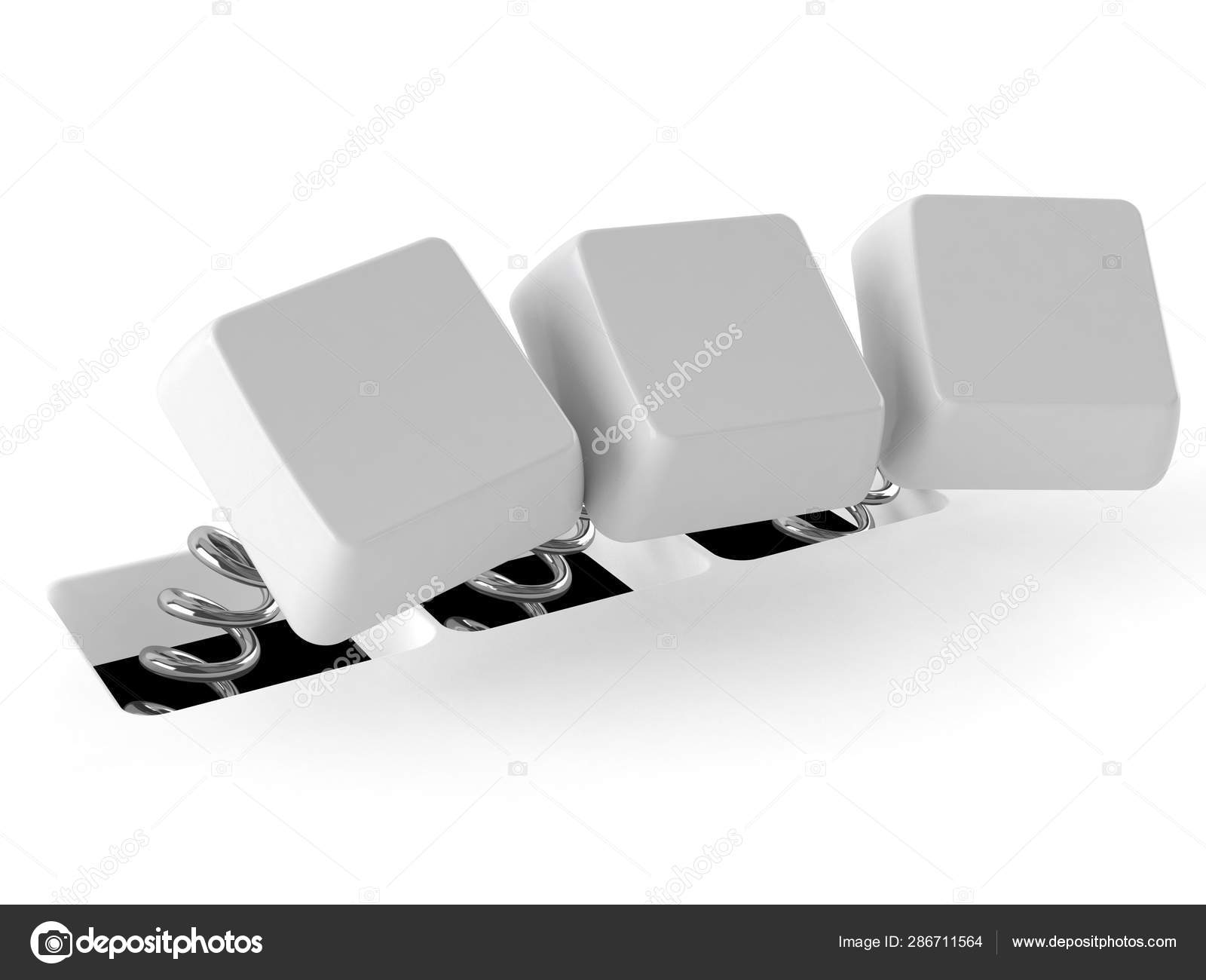 Blank keyboard keys — Stock Photo © Talaj #286711564