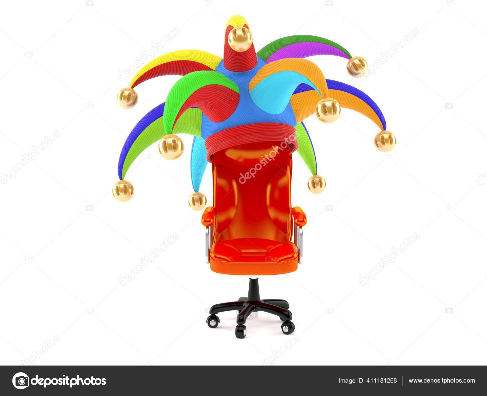 Business Chair Jester Hat Stock Illustration by ©Talaj #411181268
