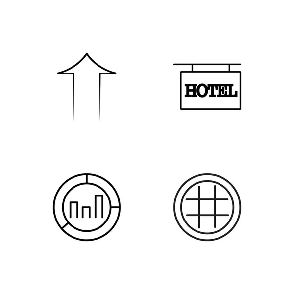 Piktogramme hotel imágenes de stock de arte vectorial | Depositphotos