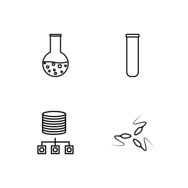 Science Simple Outlined Icons Set Stock Vector by ©sulikns 220862422