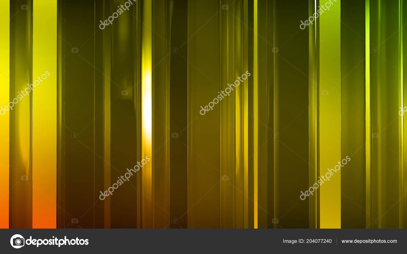 Rendering Abstract Thin Glass Panels Space Panels Shine Reflect Each ...