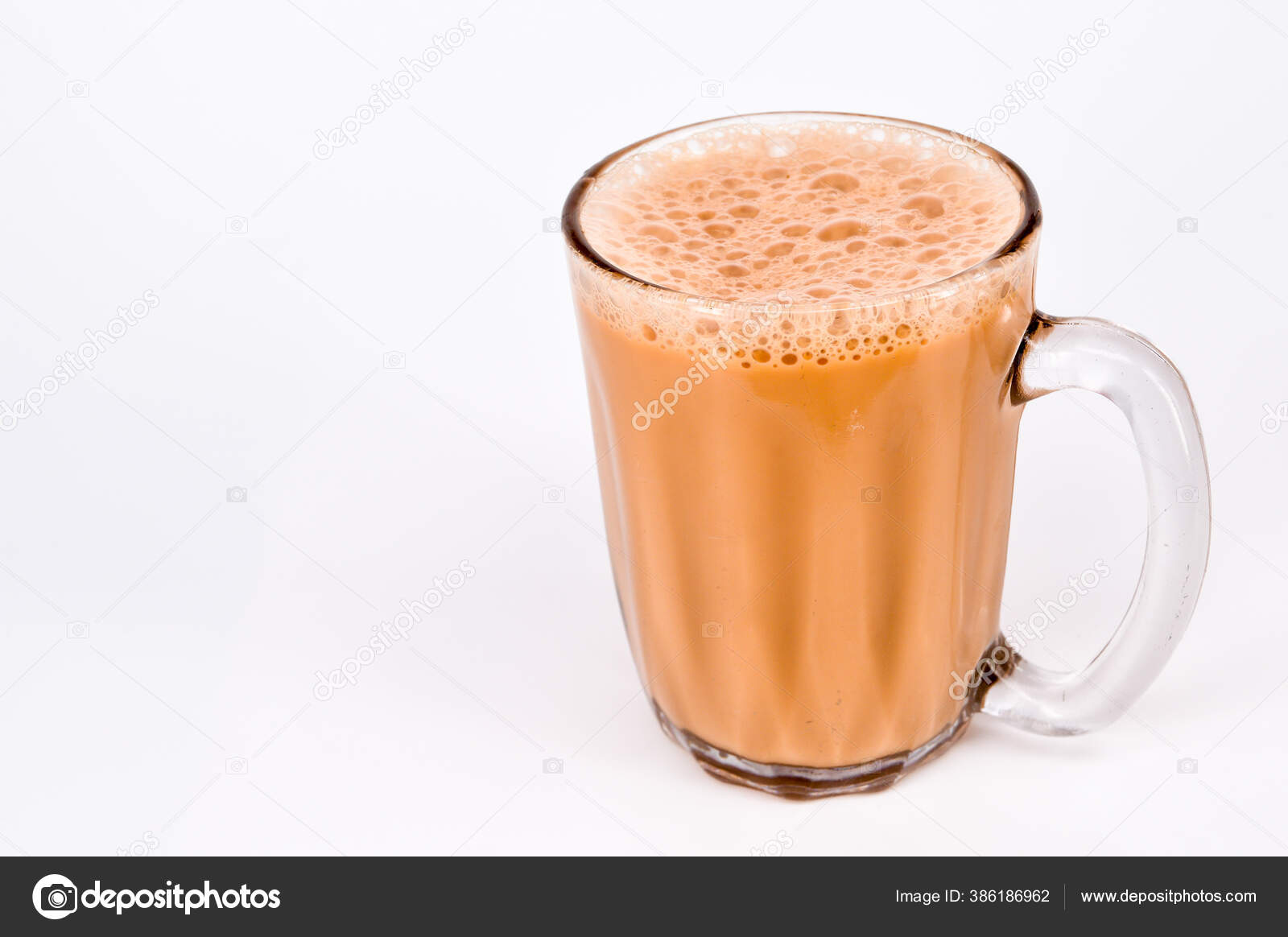 Teh Tarik Pulled Tea Famous Sweet Milk Tea Malaysia Bubble Stock Photo ...