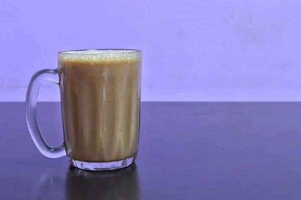 Teh Tarik Pulled Tea Famous Sweet Milk Tea Malaysia Bubble Stock Photo ...