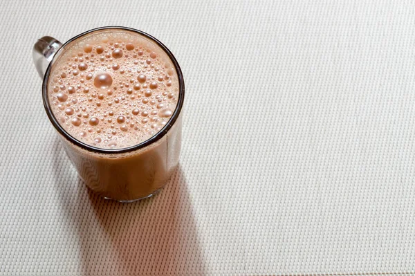 Teh Tarik Pulled Tea Famous Sweet Milk Tea Malaysia Bubble Stock Photo ...