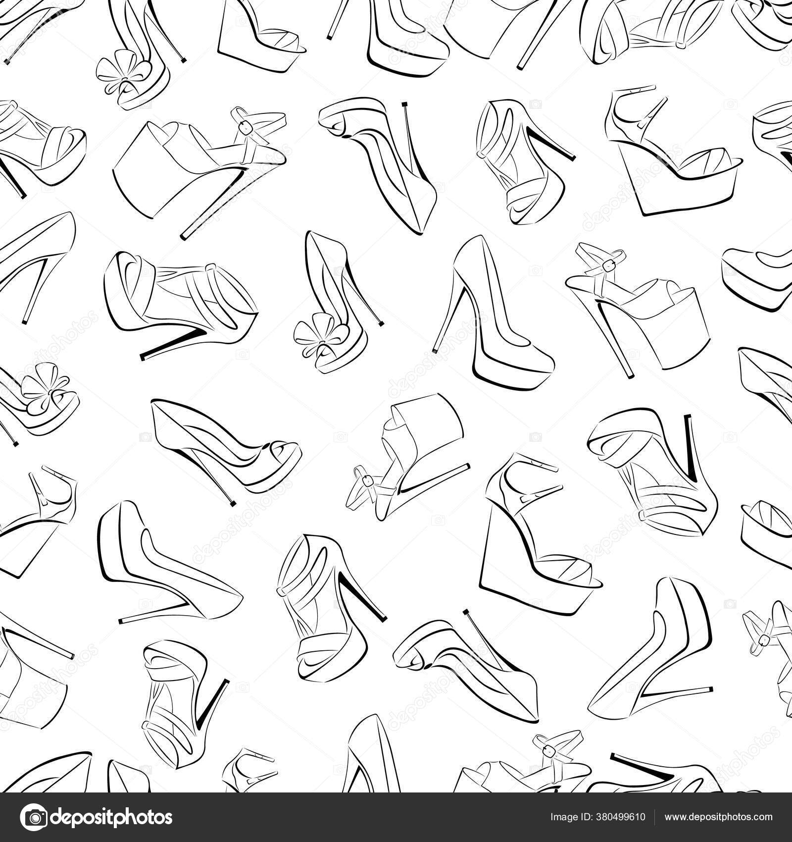 High Heel Shoe Pattern