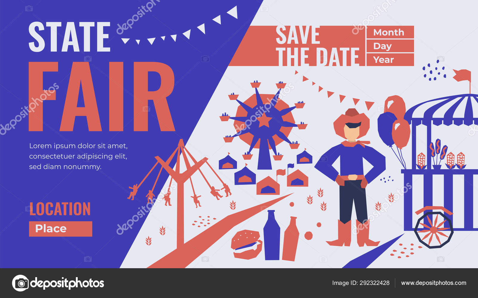 Vector illustrations of State Fair Stock Vector Image by ...