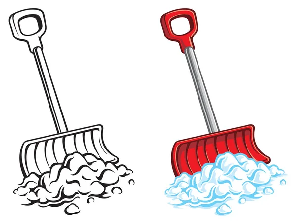 Snow Shoveling Clipart