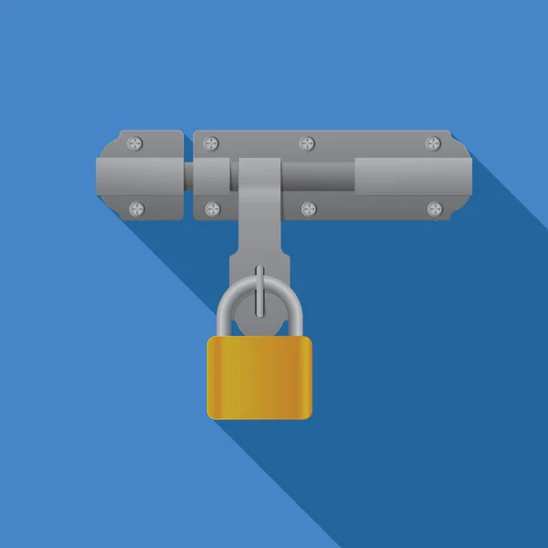 Chain locked padlock Vector Art Stock Images | Depositphotos