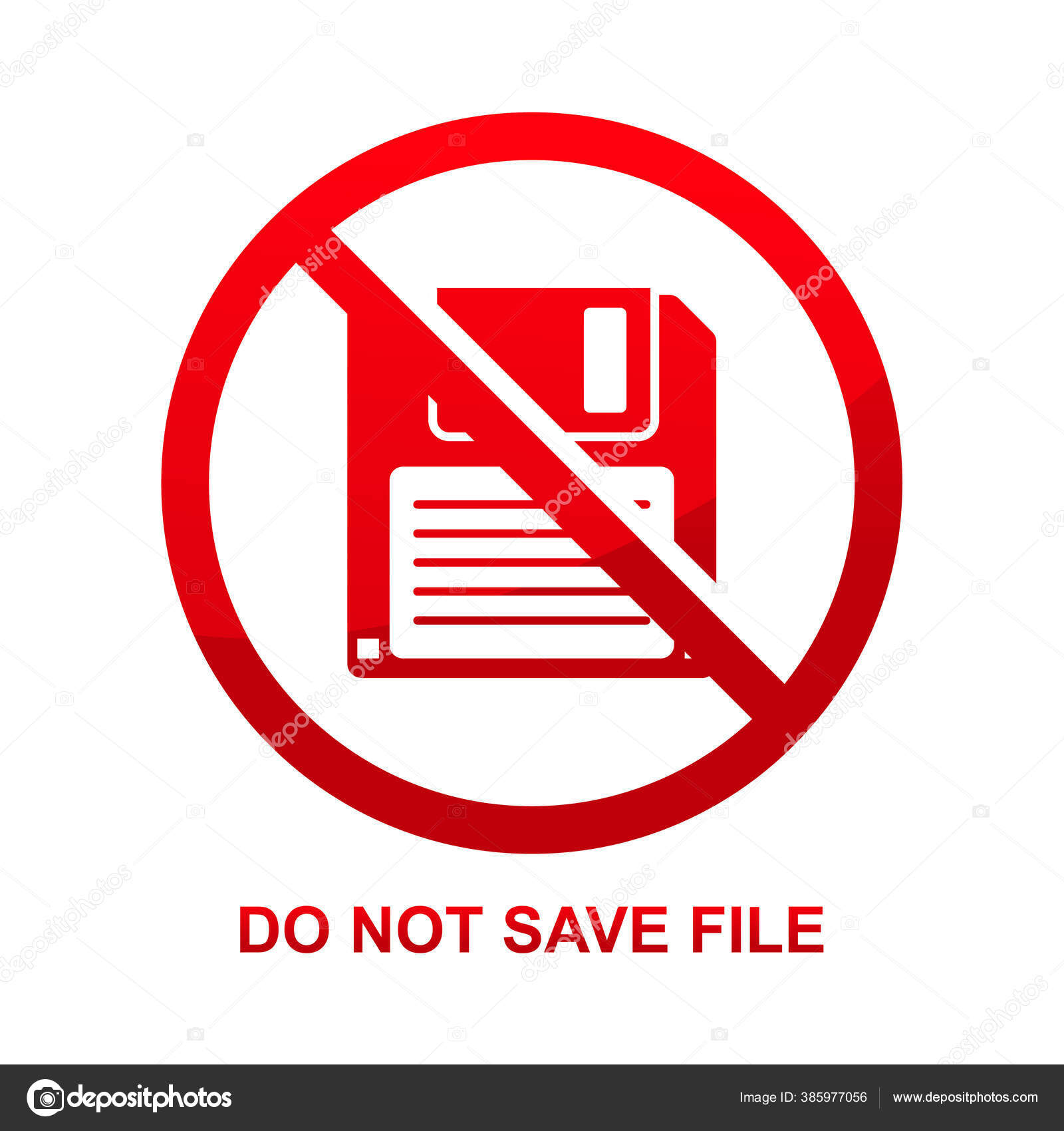 File Sign Isolated White Background Vector Illustration ⬇ Vector Image ...