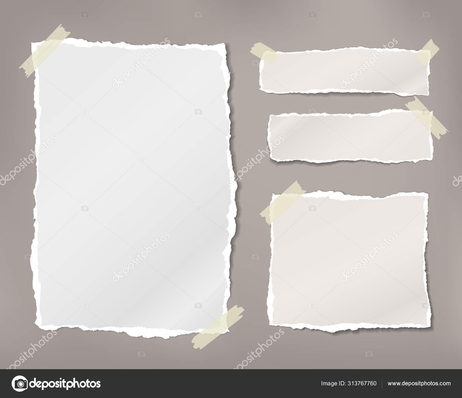 Torn Notebook Page Background