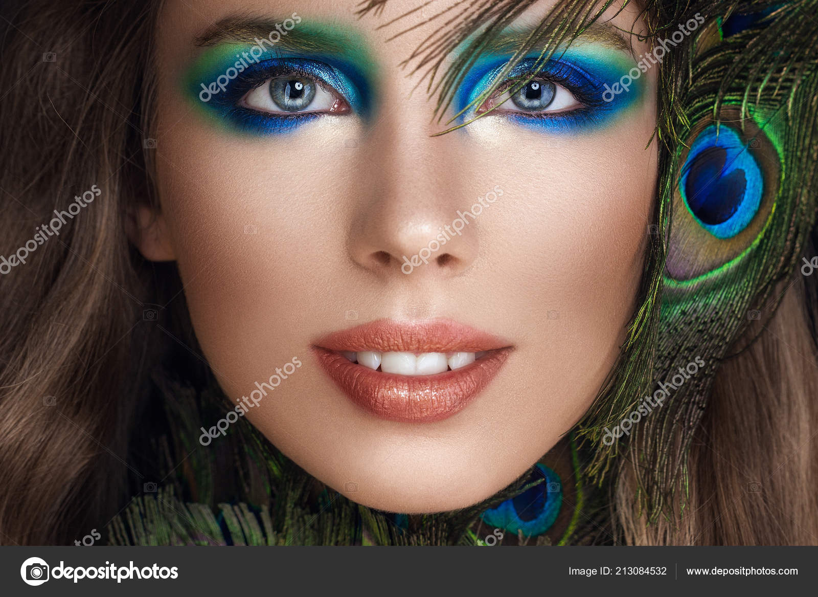 Peacock Eye Makeup