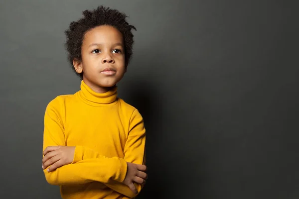 Black child thinking Stock Photos, Royalty Free Black child thinking ...