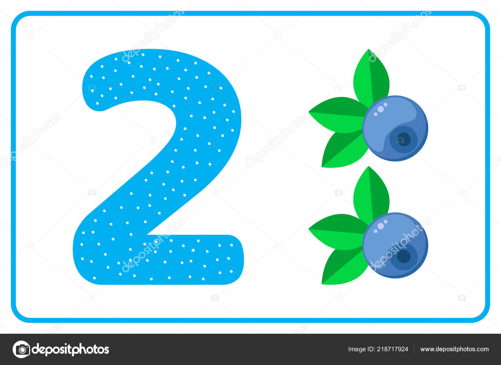 Count for kids. Vector illustration. Berries. Color numbers. The study ... Count for kids. Vector illustration. Berries. Color numbers. The study ...