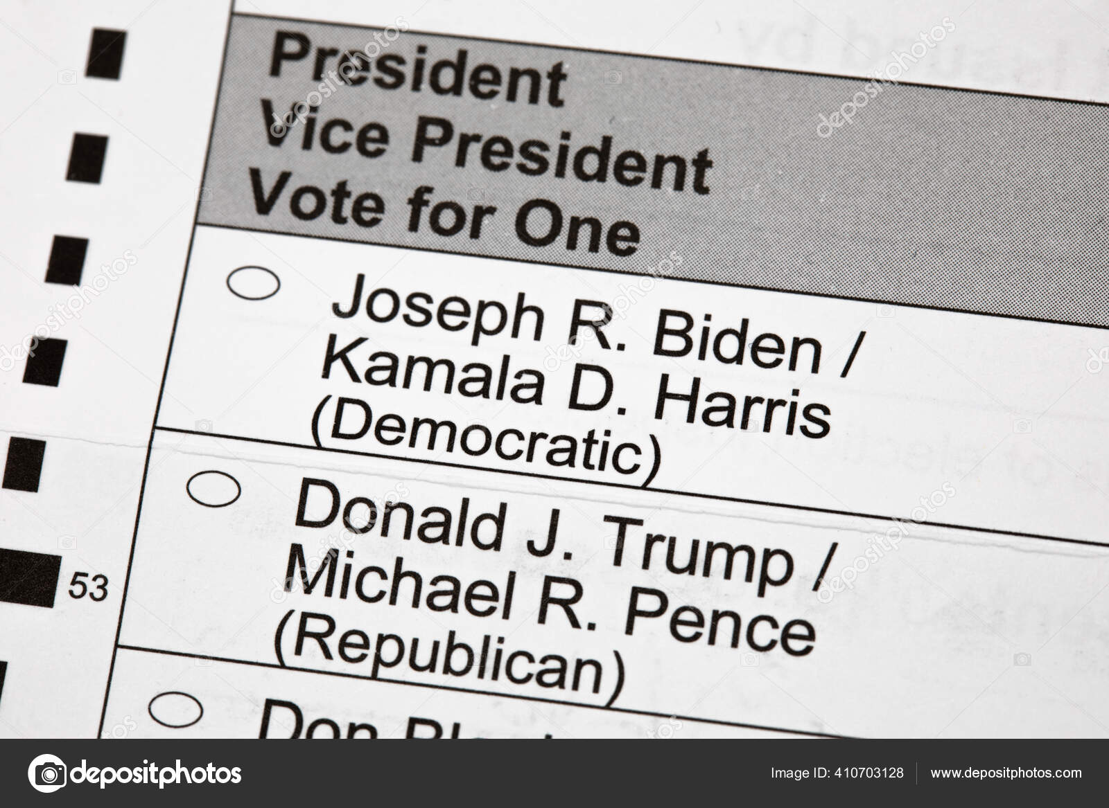 Madison Wisconsin Usa September 2020 Unmarked 2020 Presidential ...