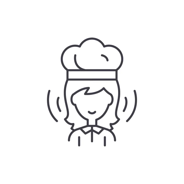 Female cook logo Vector Images | Depositphotos