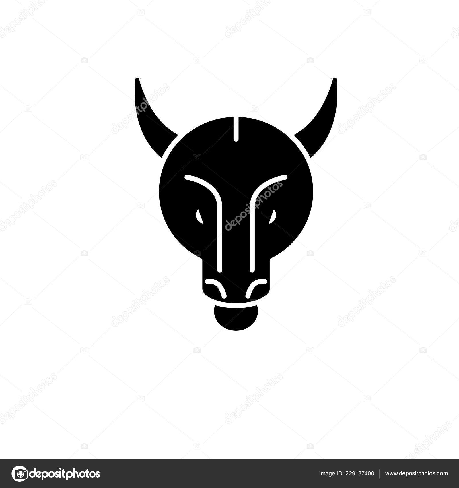 Bullish trend black icon, vector sign on isolated background. Bullish ...