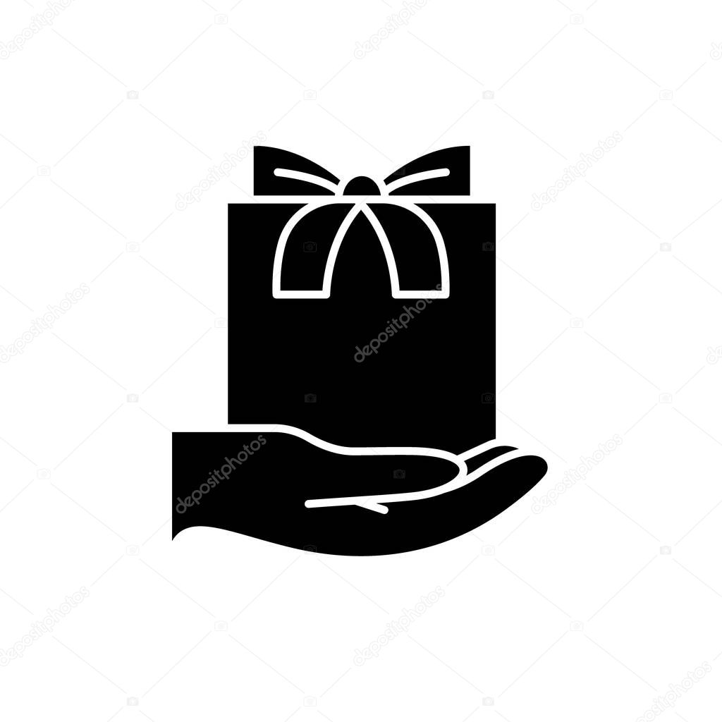 Solución perfecta icono negro, signo vectorial sobre fondo aislado ...