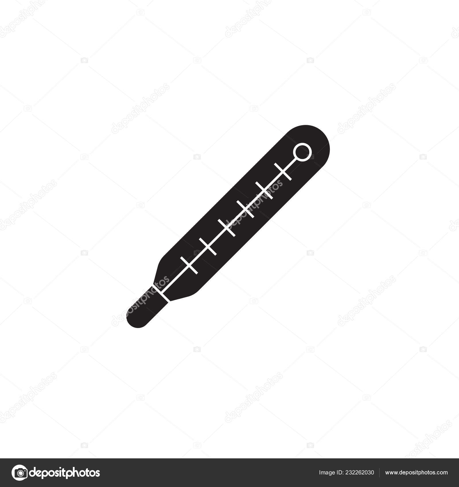 Human Body Temperature Black Vector Concept Icon Human Body Temperature ...