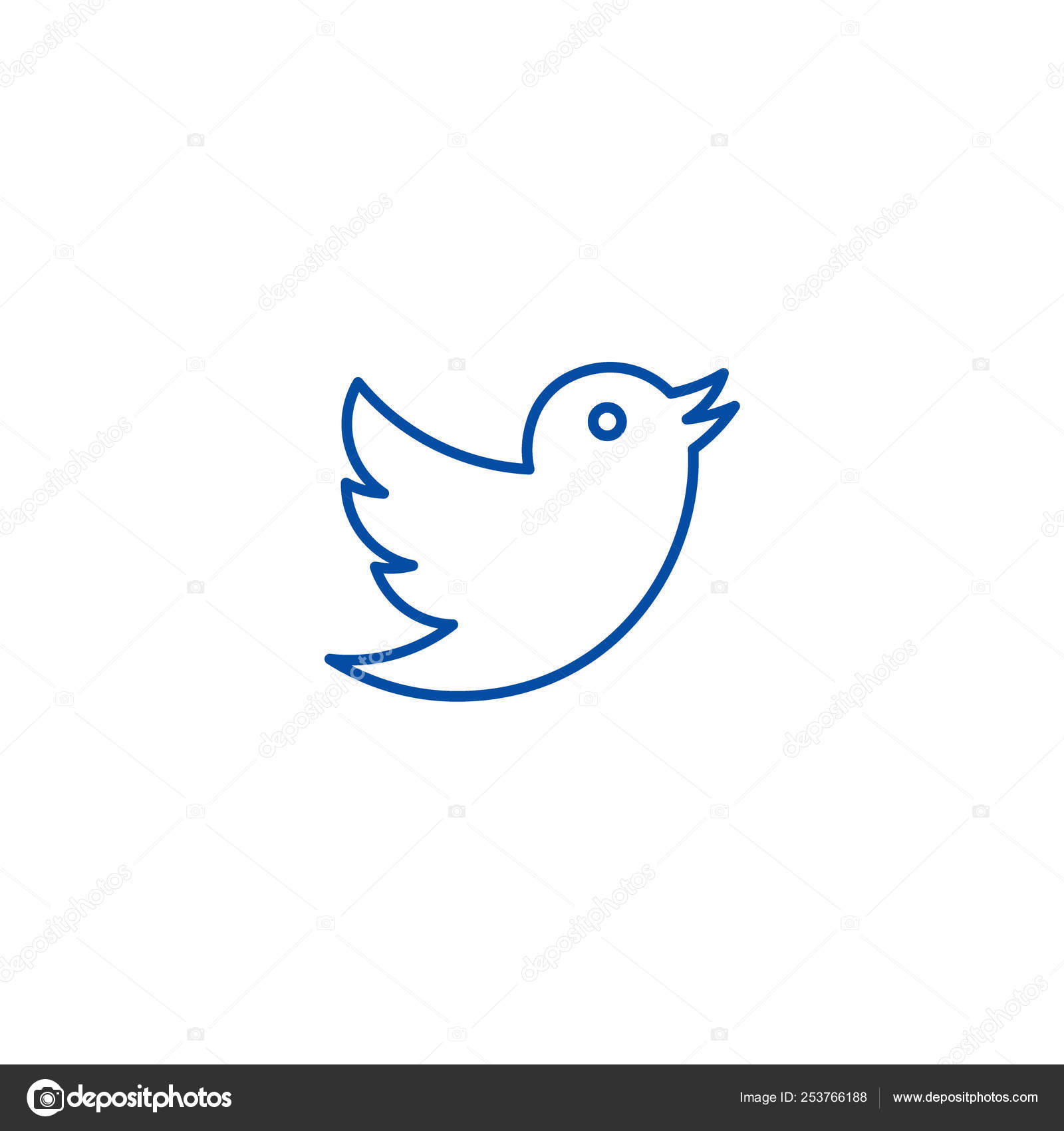 Flat Twitter Logo