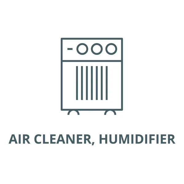 Air conditioning, portable heater line icon, vector. Air conditioning ...