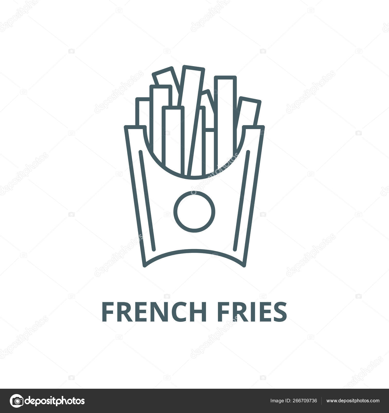 Fries Outline