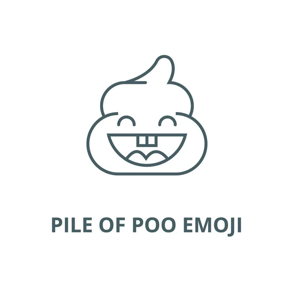 Poop emoji outline Vector Art Stock Images | Depositphotos