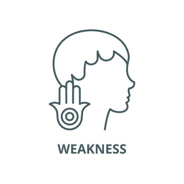 Bacteria, dirty hand vector line icon, sign, illustration on background ...