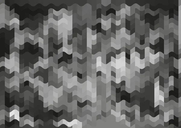 Abstract decorative background with monochrome parallel pixel waves - Stock Image - Everypixel