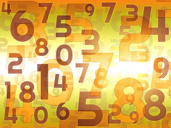 Colorful random number background illustration — Stock Photo ...