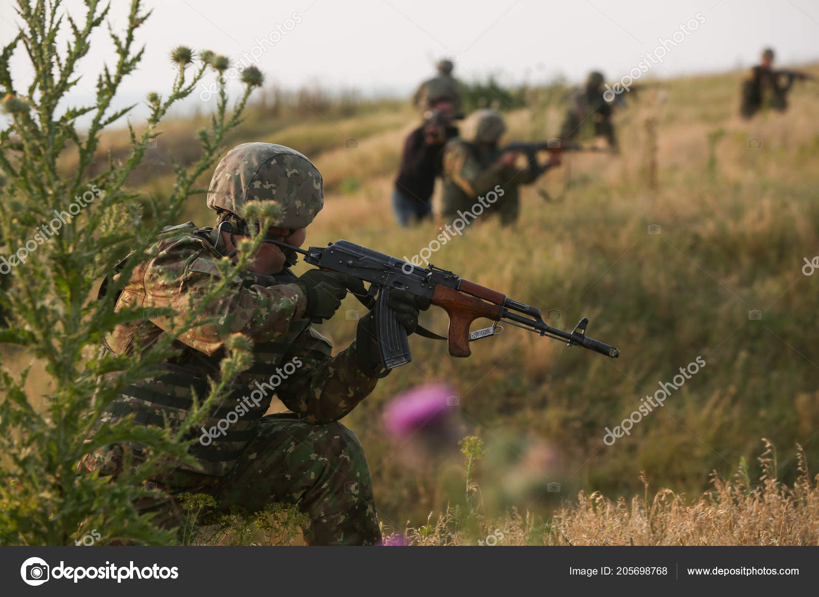 Fuerzas Especiales Rumanas Militares Participan Simulacro Cerca Del ...