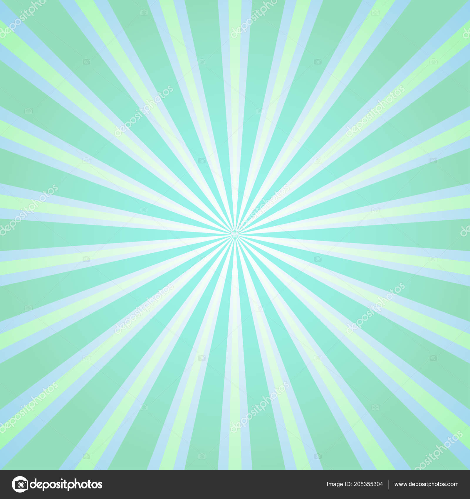 Sunlight Retro Faded Background Turquoise Color Burst Background ...