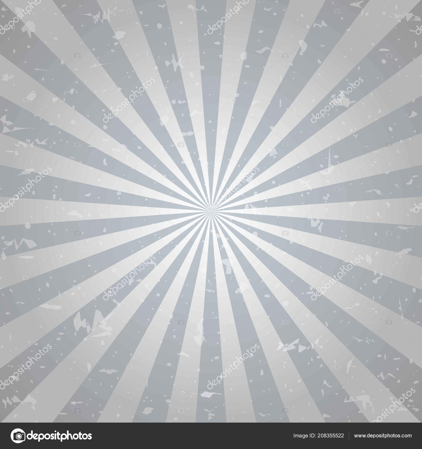 Retro Faded Grunge Background Grey Color Burst Background Vector ...
