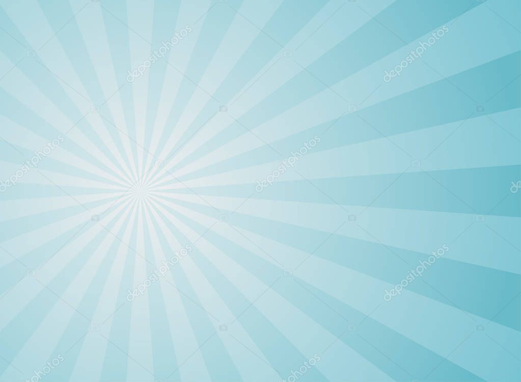 Fondo de luz solar. Color azul pálido estallido fondo con blanco ...