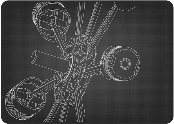 ᐈ Drawing of motorcycle stock drawings, Royalty Free technical drawing ...