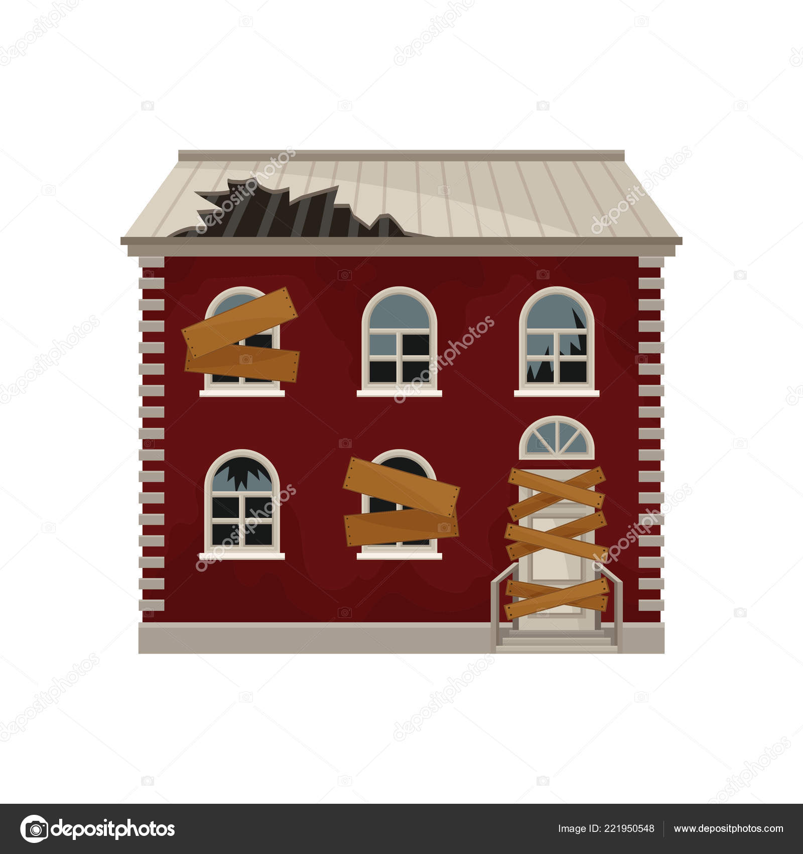 Techo Roto Dibujo - Idea Sala De Estar