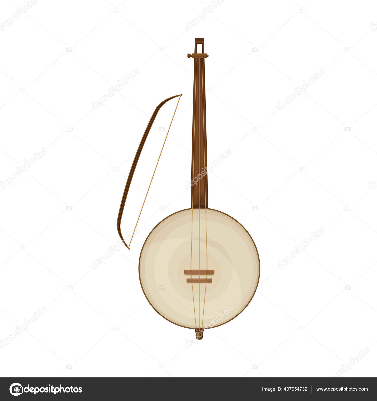 Stringed Musical Instrument as Georgia Country Attribute Vector ...