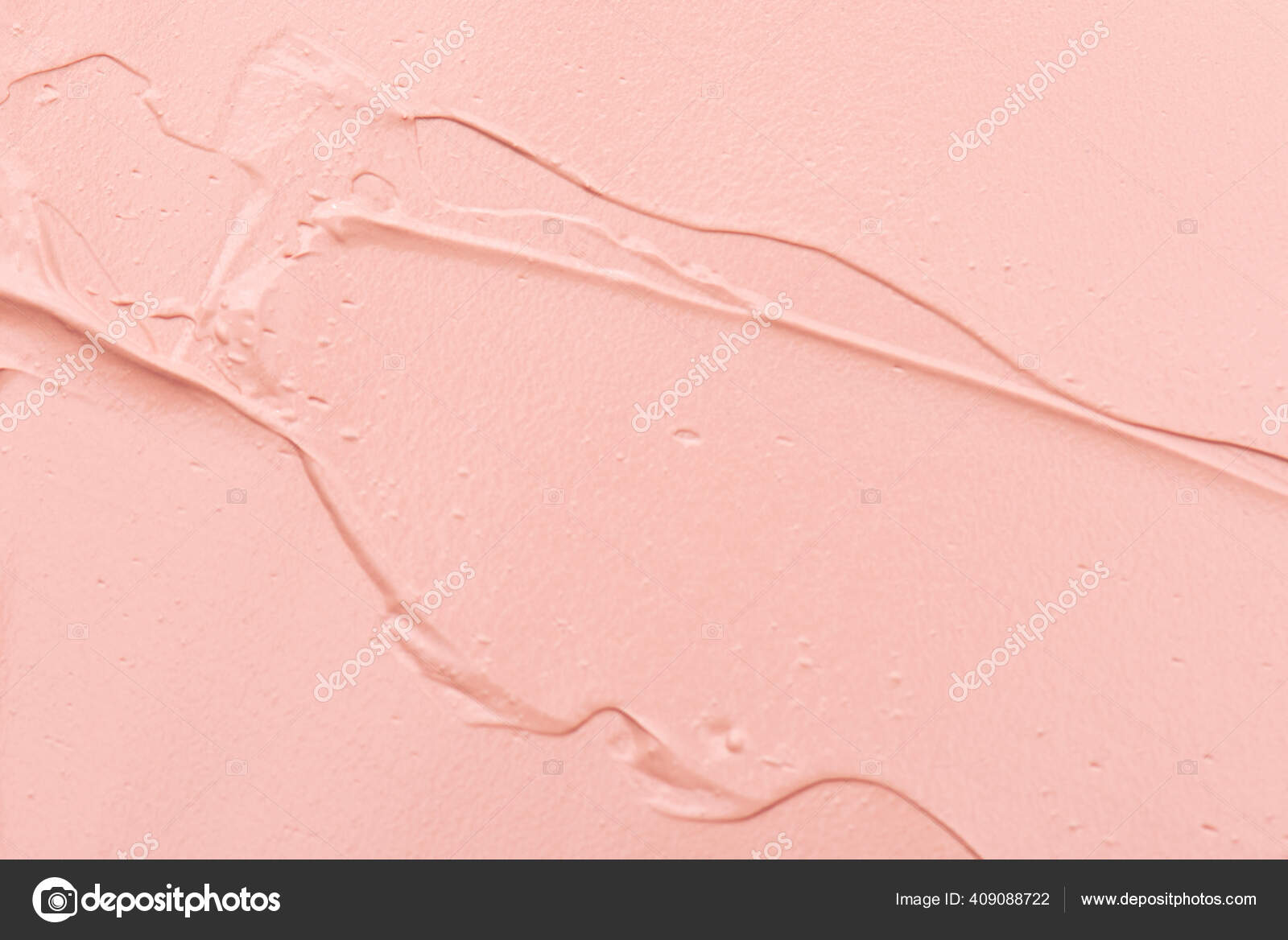 Tonal Cream Skin Texture Background Cream Foundation — Free Stock Photo ...