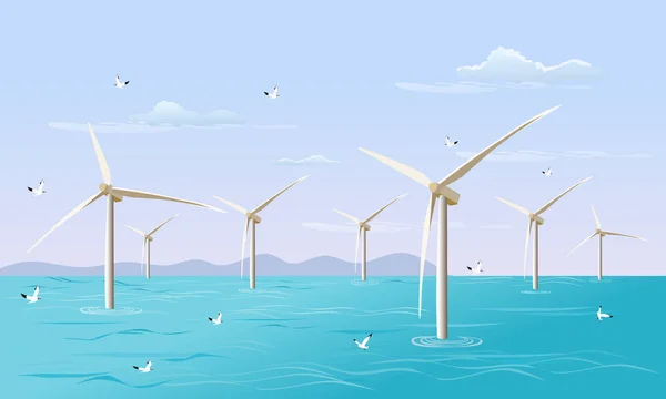 100,000 Offshore wind power Vector Images | Depositphotos