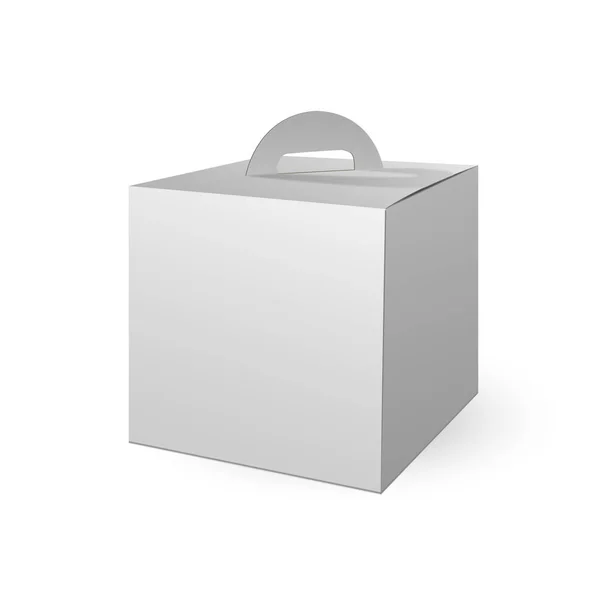 White box with handle — Stock Photo © ekostsov #44887639