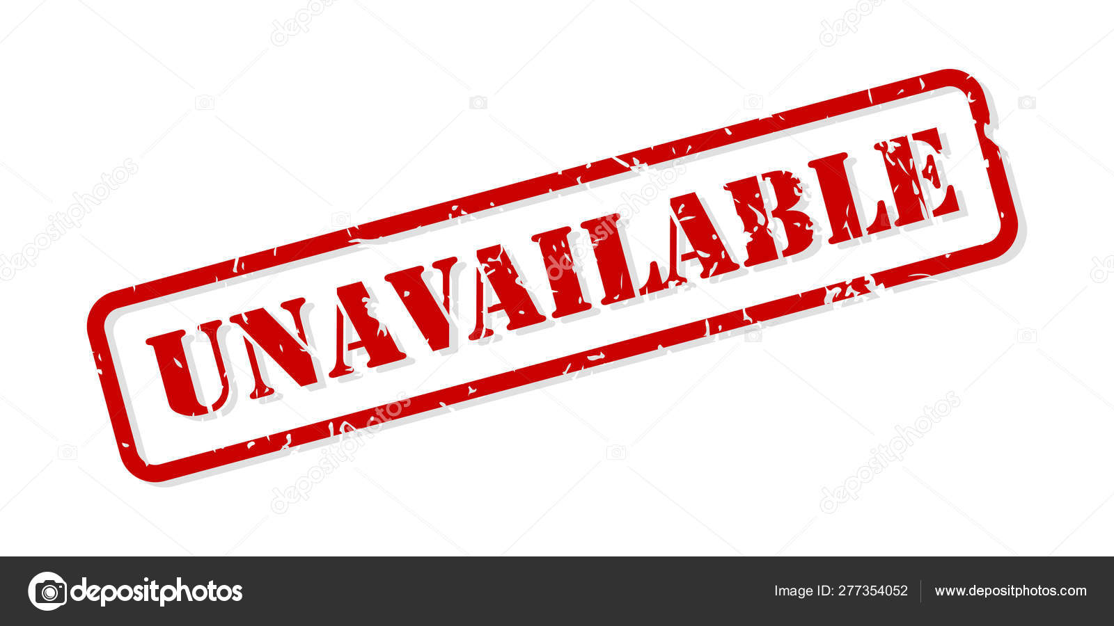 Unavailable Rubber Stamp Vector Stock Vector Image by ©THPStock #277354052