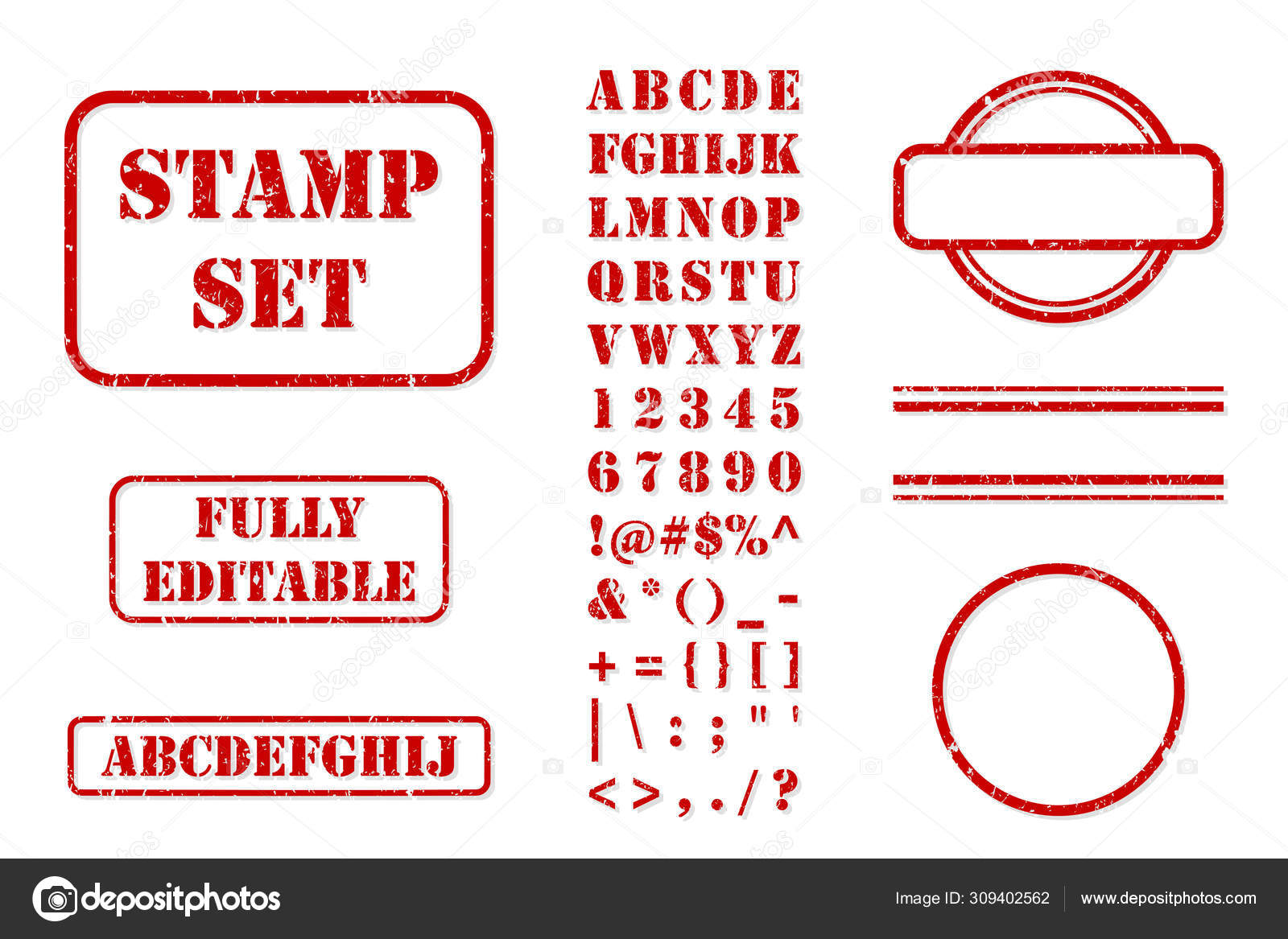 Rubber Stamp Generator Vector Kit Stock Vector Image by ©THPStock ...