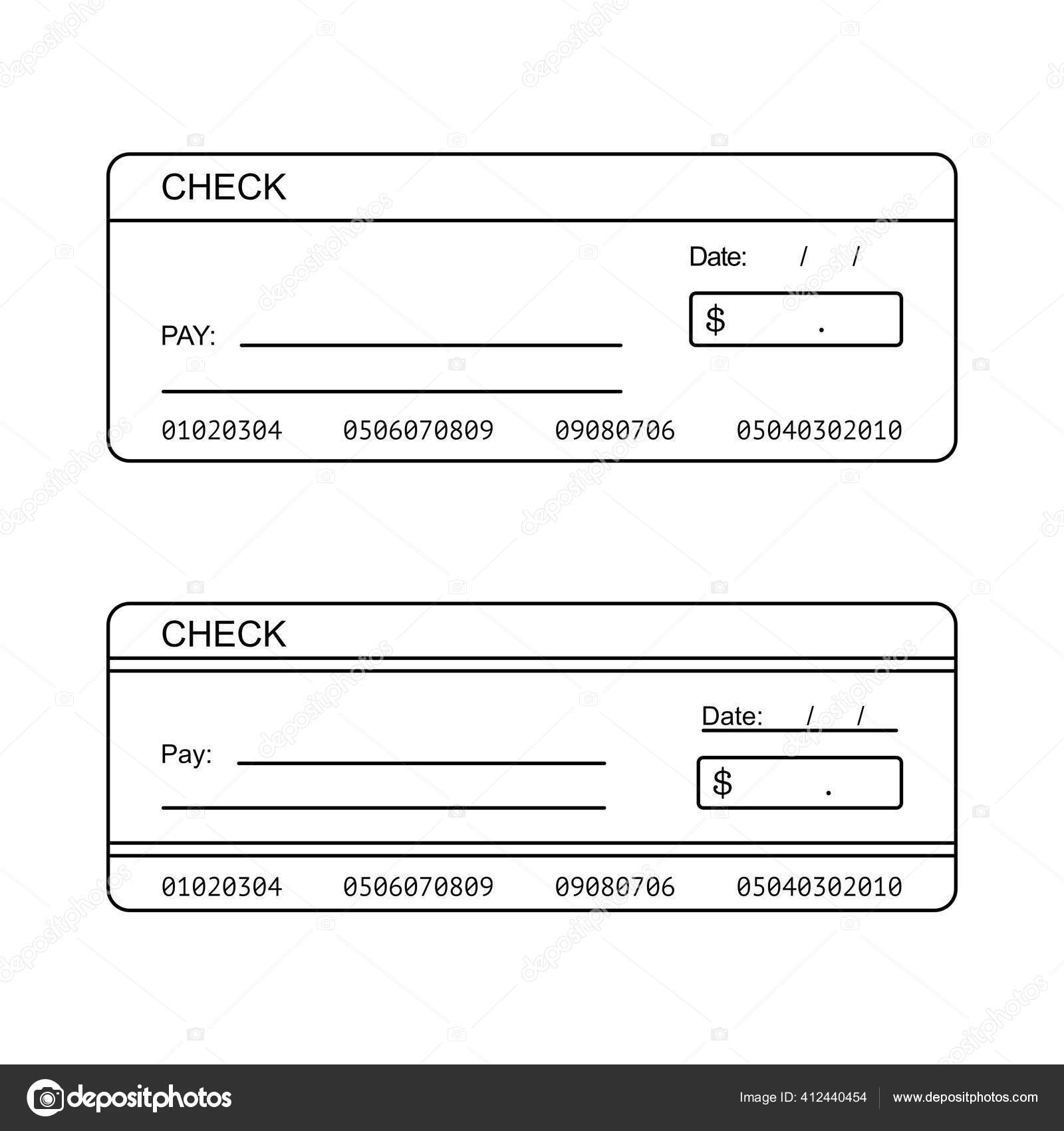 Blank Personal Check