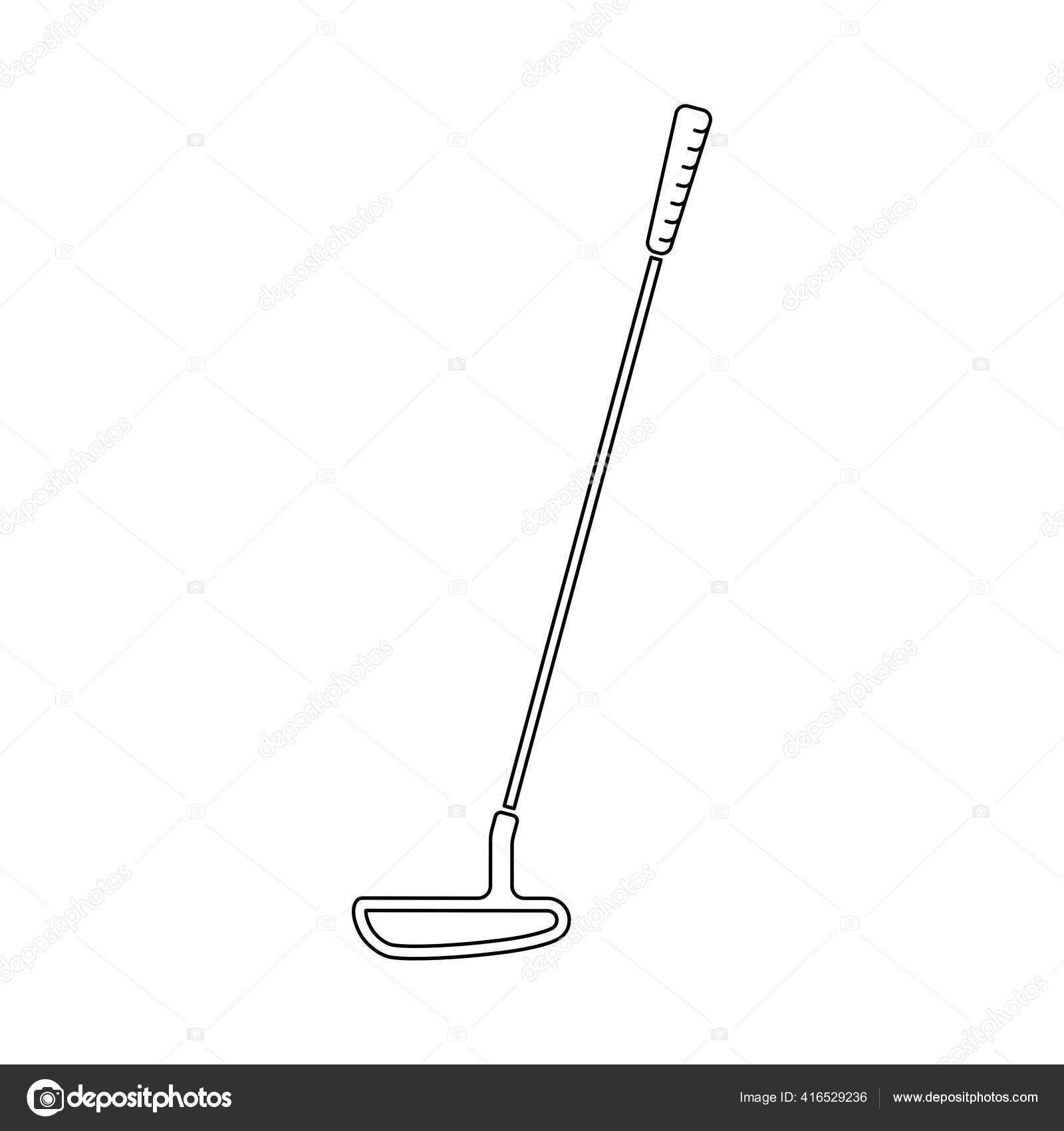 Golf Club Putter Vector Stock Vector Image by ©THPStock #416529236