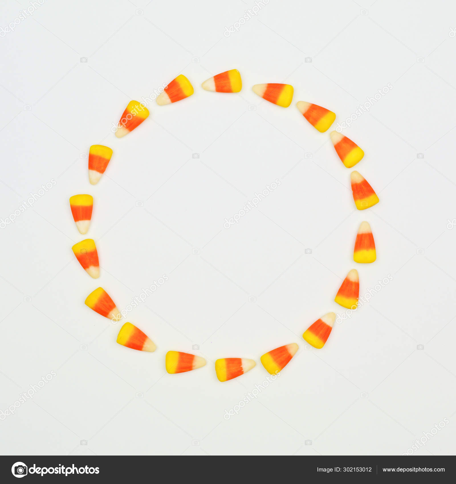 Candy Corn Page Border