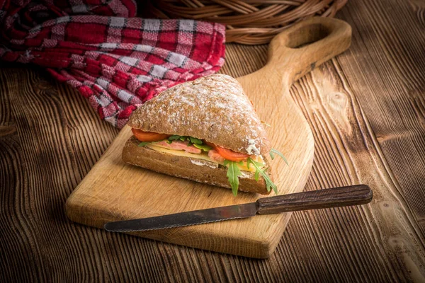 Rustic panini sandwich Stock Photos, Royalty Free Rustic panini ...