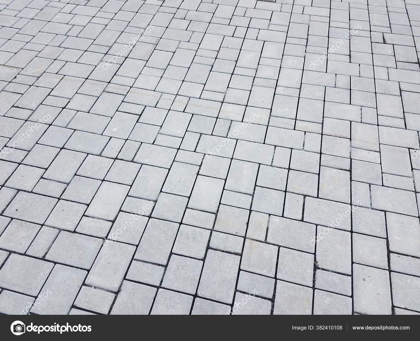 Grey Stone Tiles Rectangle Square Shapes Background Stock Photo by ...